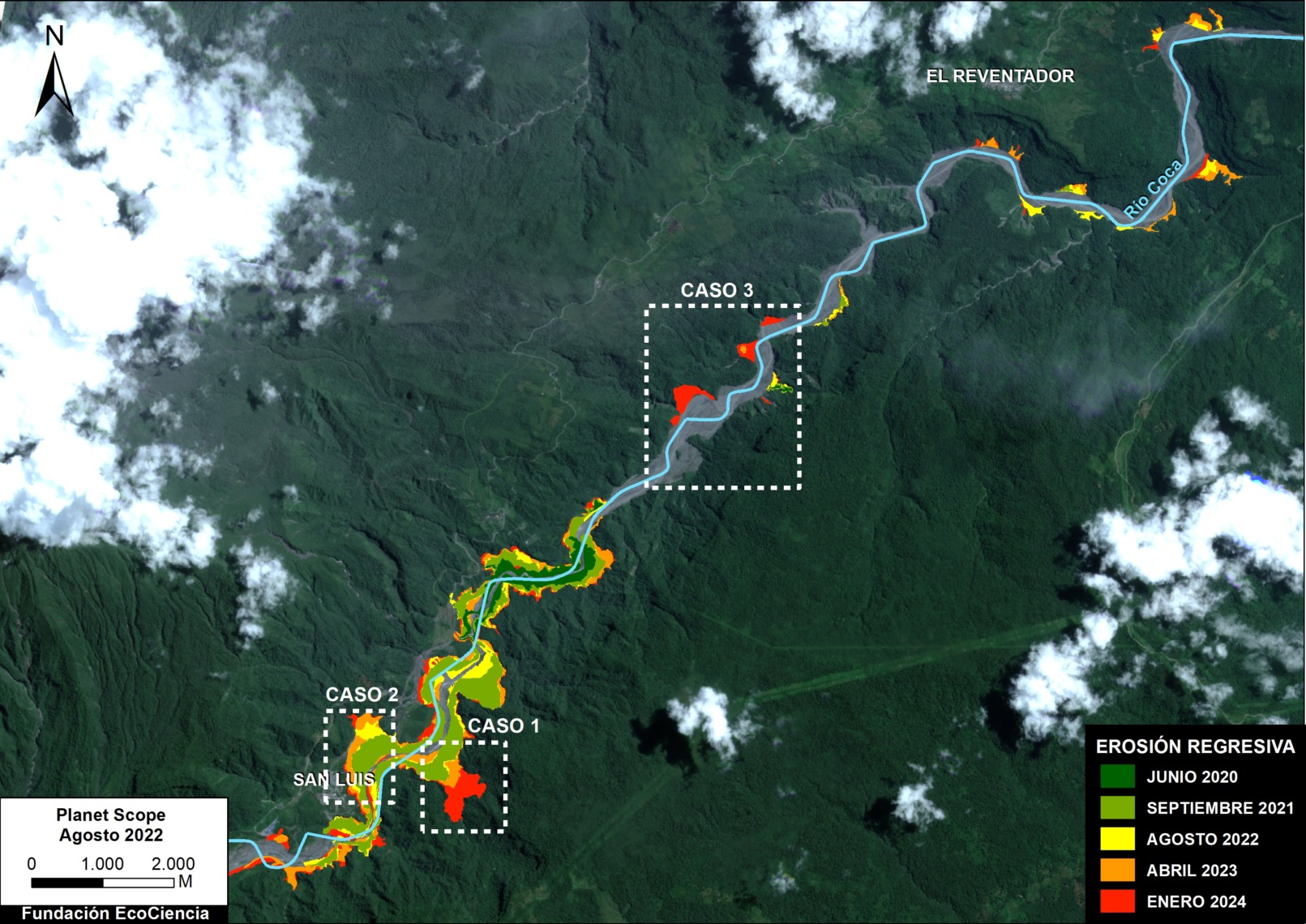 MAAP #210: Impacto de la Erosión Regresiva del Río Coca (Amazonía ...